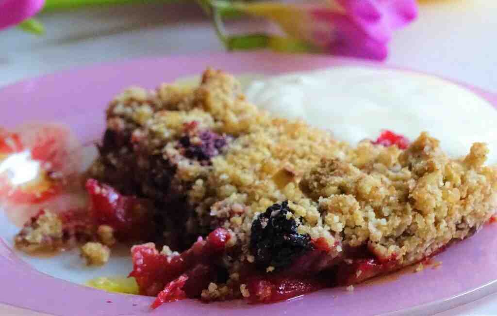 Mary Berry Rhubarb Crumble & Ginger Recipe
