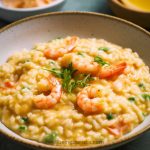 Simple Smoked Salmon and Prawn Risotto