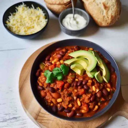 Mary Berry Mixed Bean Chilli {Vegetarian}