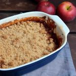 Mary Berry Apple Crumble with Walnut Crunchy Topping