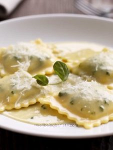 White Kimchi Ravioli ala Business Proposal